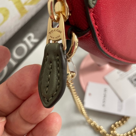 Coach | Bags | Nwt Coach Strawberry Coin Case With Crossbody Chain ...